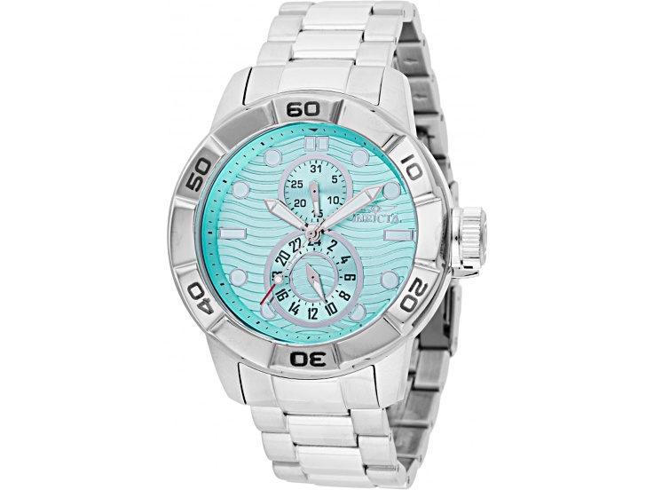 Invicta Ripsaw 46mm Turquoise Color Dial Stainless Steel Bracelet ...