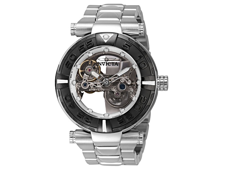 Invicta Subaqua Noma Ghost 47mm Black Bezel Stainless Steel Automatic ...