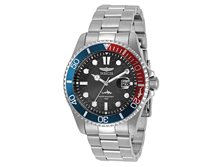 Invicta Pro Diver Exclusive 43mm Black Dial Red and Blue Bezel ...