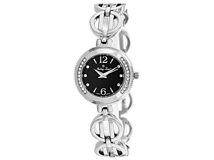 Mathey Tissot Women's Fleury 1496 Black Dial, Stainless Steel Watch ...