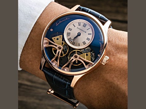 Thomas Earnshaw Scientists Faraday Double Barrel Blue Stainless Steel ...