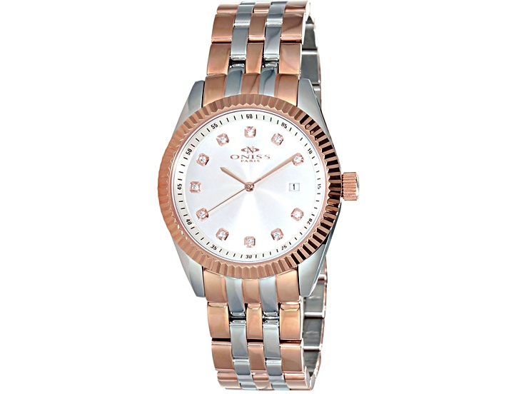 Oniss Women's Royale Two-tone Stainless Steel Bracelet Watch - 1411JA | JTV