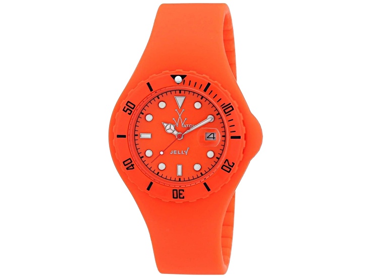 Toy Watch Women's Jelly Orange Dial, Orange Silicone Watch - 1588NA | JTV