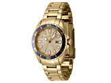 Invicta Pro Diver 34mm Yellow Stainless Steel Bracelet Quartz Watch ...