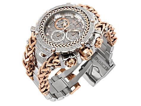 Invicta Diamond Gladiator 58.3mm Quartz Two-tone Stainless Steel Watch ...