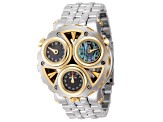 Invicta Cerberus 47mm Two-tone Dial Stainless Steel Quartz Watch ...