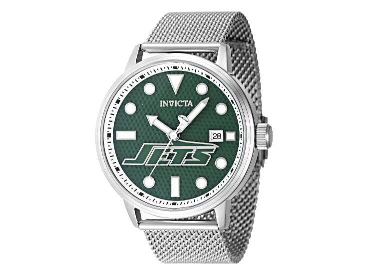 Invicta NFL 44mm Green Dial New York Jets Quartz Watch - 18XW8M | JTV