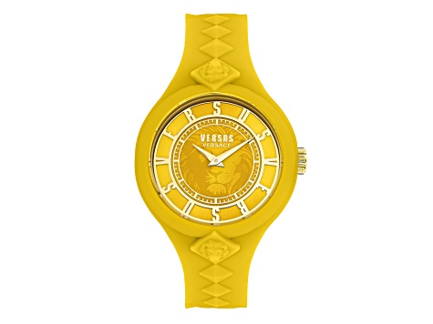 Fire Island Watch 39MM Yellow Case Yellow with Yellow Details Dial ...