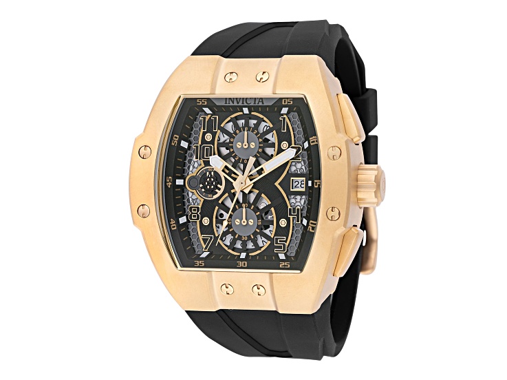 Invicta Invicta Racing 47mm Black Silicone Strap Quartz Watch - 1BG30C ...