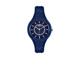 Fire Island Womens Watch 39MM Blue Case Blue with Stainless Steel ...
