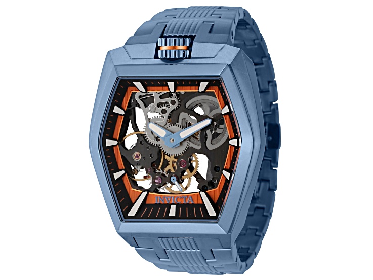 Invicta Akula 48mm Mechanical Ice Blue Stainless Steel Watch - 1BYLCE | JTV