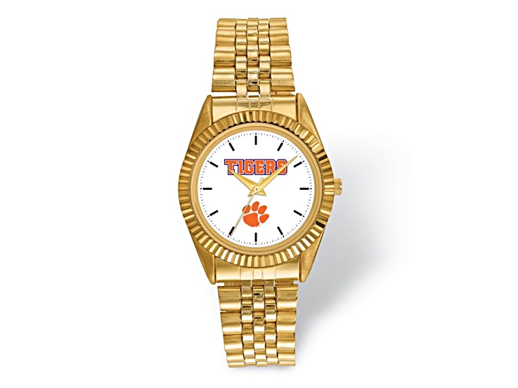 LogoArt Clemson University Pro Gold-tone Gents Watch - 1C5X0L | JTV