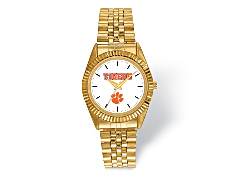 LogoArt Clemson University Pro Gold-tone Gents Watch - 1C5X0L | JTV