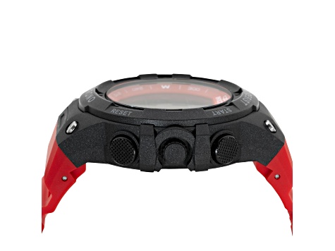 Invicta Invicta Racing 52mm Black Dial Red Polyurethane Digital Watch ...