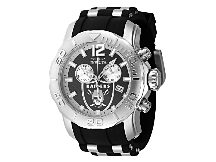 Invicta NFL Pro Diver Scuba 48mm Las Vegas Raiders Quartz Watch ...