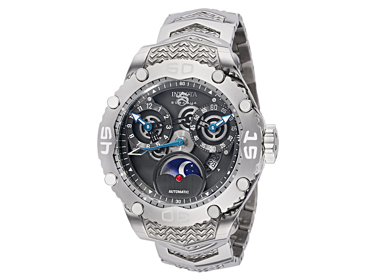 Invicta Subaqua Noma VIII 48.5mm Gunmetal Dial Stainless Steel Bracelet ...