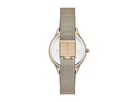 Women's BCBGeneration Rose Gold Crystallized Dial Mesh Watch - 1D8Y0B | JTV