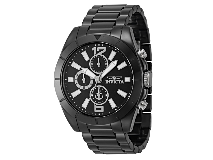 Invicta OCEAN VOYAGE 44.5mm Black Ceramic Quartz Watch - 1D9RHC | JTV