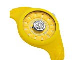 Fire Island Watch 39MM Yellow Case Yellow with Stainless Steel Details ...