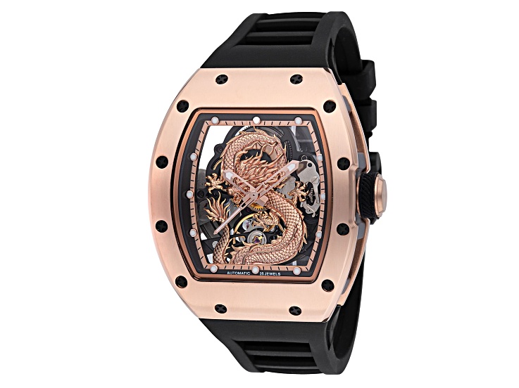 Invicta S1 Rally Dragon Edition White Silicone Band Automatic Watch ...