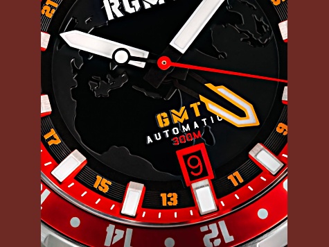 RGMT Globemaster GMT Red Dial White Bezel White Stainless Steel Band ...