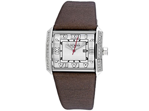 Locman Diamond Classic 37mm Brown Leather Strap Mother Of Pearl Dial ...