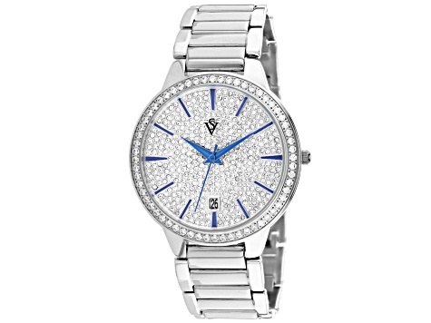 Christian Van Sant Alessia 38mm Stainless Steel Bracelet White Dial ...